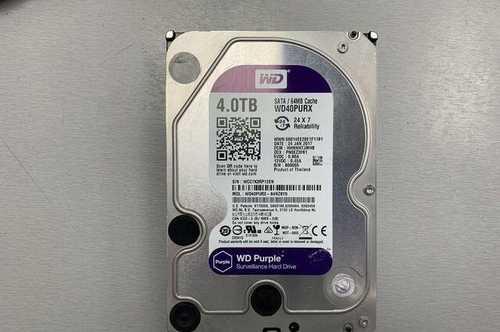 Жесткий диск wd purple 4Tb