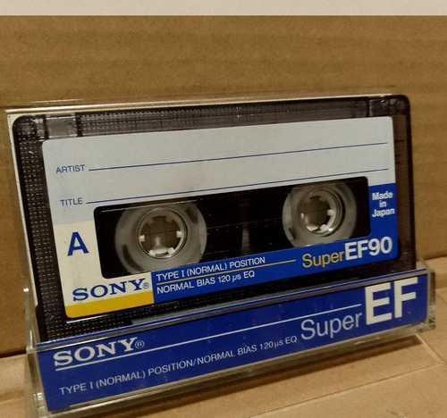 Аудиокассета Sony super ef90