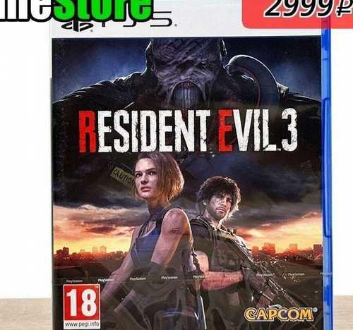 Resident Evil 3 Русские субтитры PS5 Новый