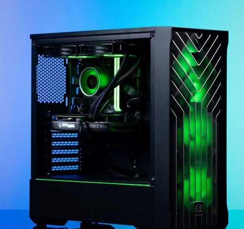 Игровой пк perfect9 RTX 4070Ti super 16GB NEW Ryzen 7 7700 Phanteks magniumgear NEO Air 2 Black