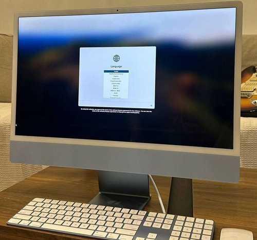 iMac M3, 24", 256гб SSD, 16 гб RAM, синий