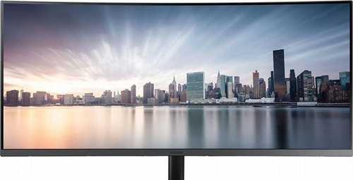 Монитор Samsung c34h890wgr 34, Curved серебристый