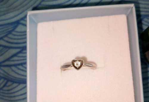 Серебряное кольцо женское 17 размер
