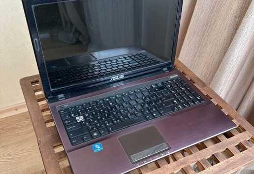 Ноутбук Asus K53SD-SX141R чёрный, диагональ 15,6