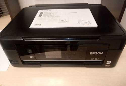 Принтер цветной эпсон epson XP-406