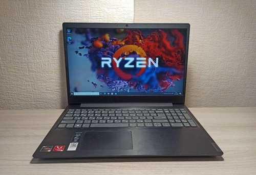 Свежий ноутбук Lenovo Ryzen/8gb/NVMe/Full HD