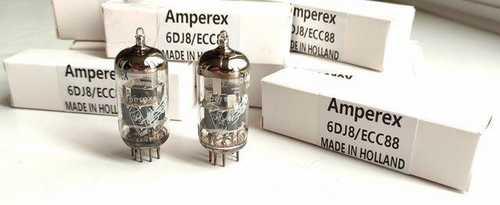 Amperex Bugle boy, Tesla 6922, ECC88, 6DJ8, 6N11