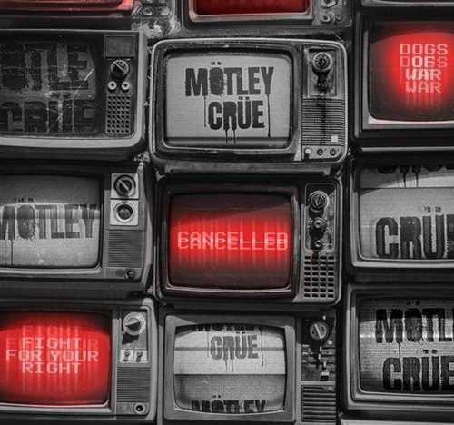 Виниловая пластинка Motley Crue - Cancelled (EP) (Red Black Splatter Limited LP, 45 RPM)