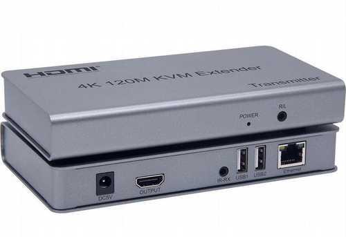 Удлинитель hdex KVM 120м hdmi+USB KVM Extender UT