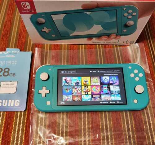 Новый прошитый Nintendo Switch Lite 128 (экран)