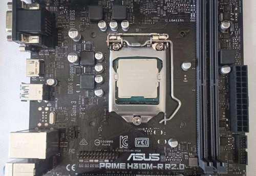 Материнская плата Asus +Процессор Core i5 9400