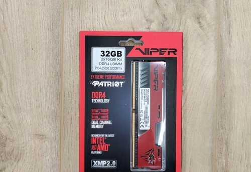 Оперативная память Patriot Viper ddr4 32gb 3200