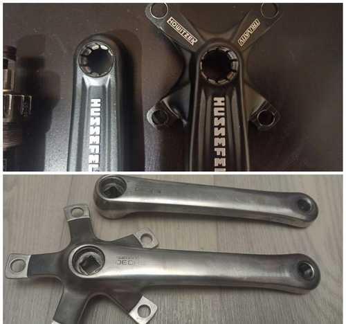 Шатуны Shimano Deore и Truvativ