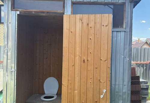 Дачный туалет+хозяйственный склад