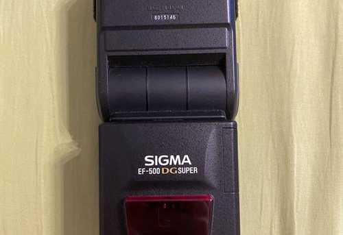 Вспышка камеры sigma ef-500 dg super