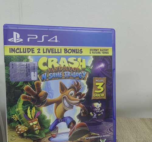 Игра Crash Bandicoot N'sane Trilogy