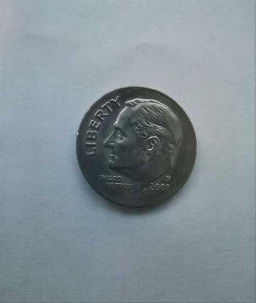 Монета one dime