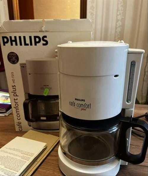 Кофеварка капельная philips HD7215