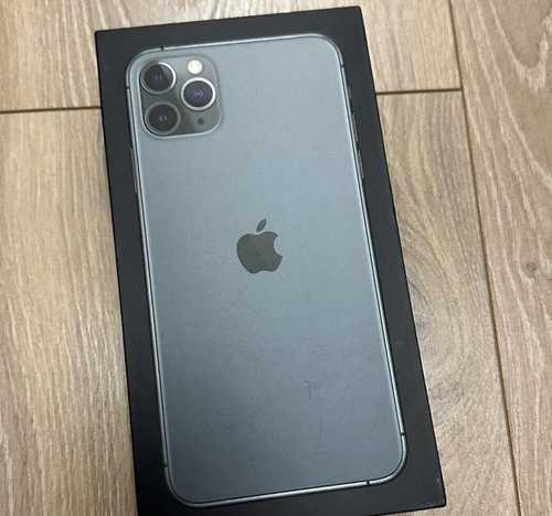 Коробка от iPhone 11 pro max зеленый