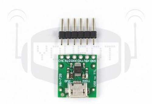 Конвертер usbttl CH340E msop10 Micro USB TTL 3.3/5