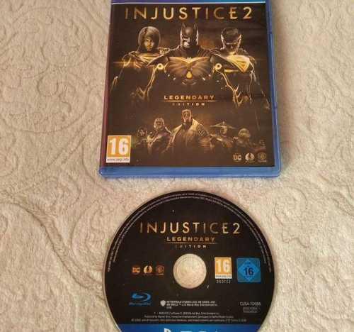 Injustice 2: Legendary Edition PS4 Диск RUS