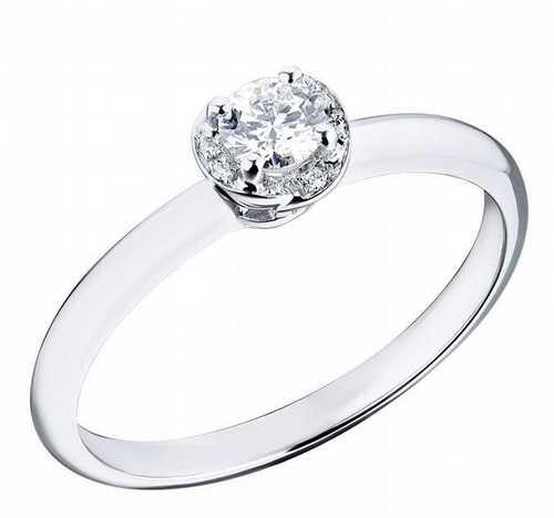 Кольцо Bvlgari Incontro d'Amore 0,20 ct E/VVS1 Round Brilliant 355367