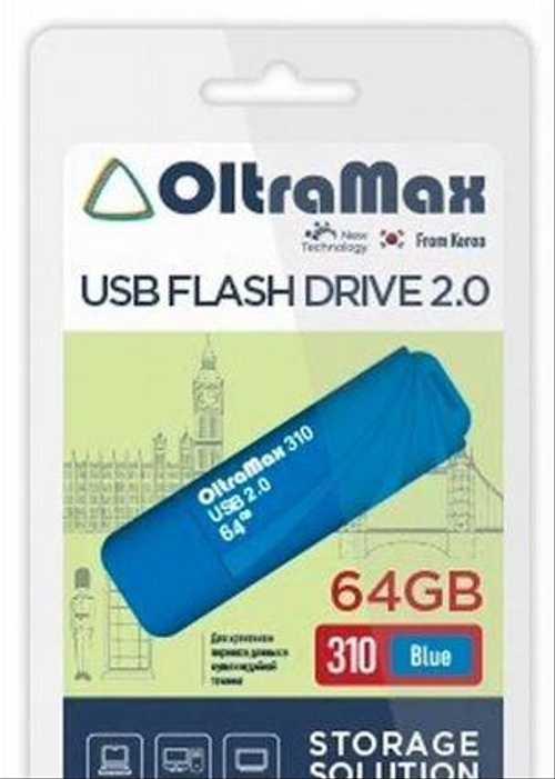 Флеш-накопитель 64Gb OltraMax 310, USB 2.0, пласти
