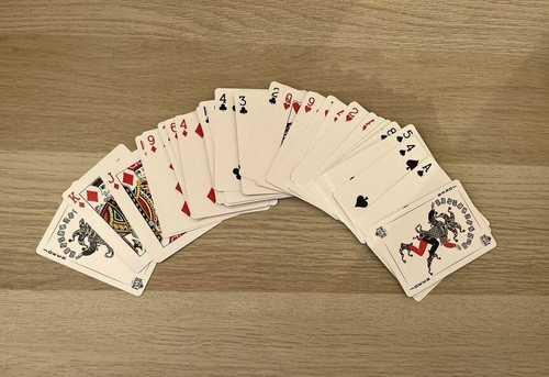 Карты игральные для покера, 54 карты, новые