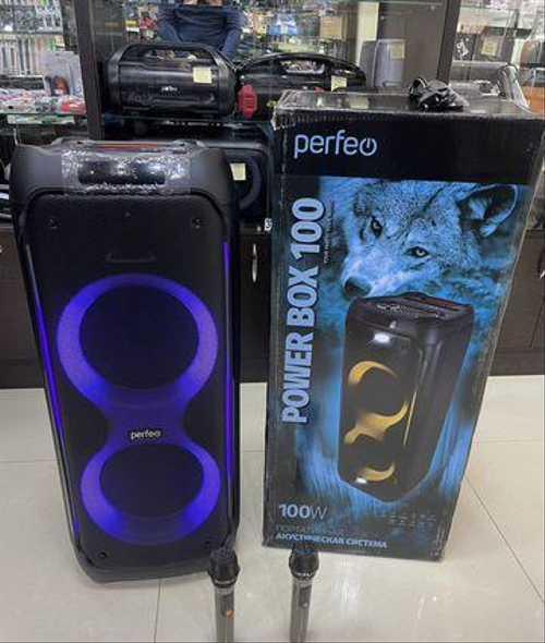 Колонка Perfeo Power Box 100 infinity, 100Вт