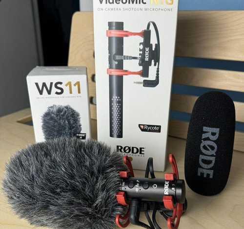 Rode VideoMic NTG + Ветрозащита WS11