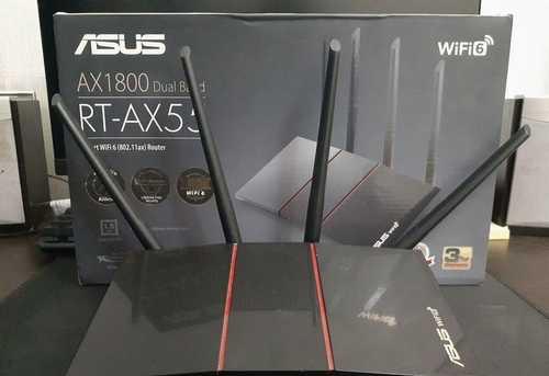 Wi-Fi роутер asus RT-AX55