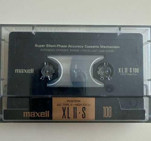 Аудиокассета Maxell XL II-S 100 1992 Англия