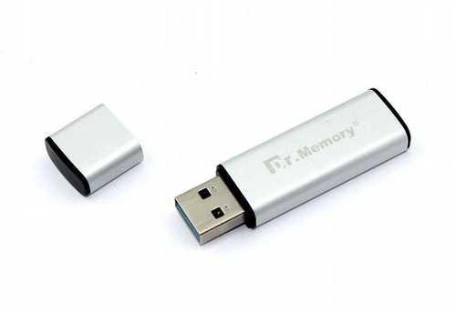 Флешка USB Dr. Memory 009 4Гб, USB 3.0, серебро