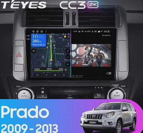 Teyes CC3 2K Toyota Prado 150 2009-2013 4Gb 32Gb