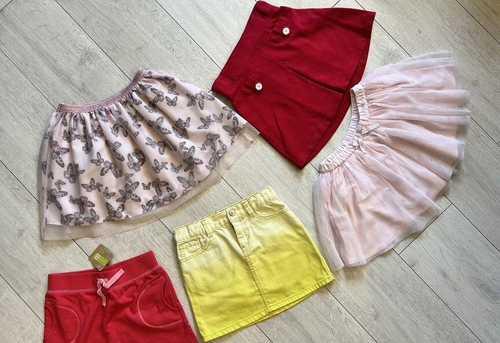 Юбки crazy8, gymboree, h&m 5-6 лет