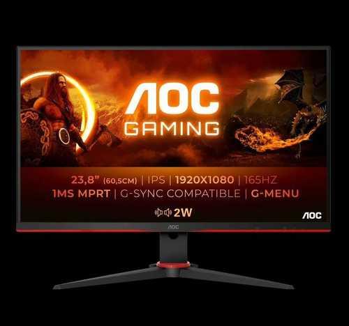 Игровой монитор AOC 24G2SPU/BK