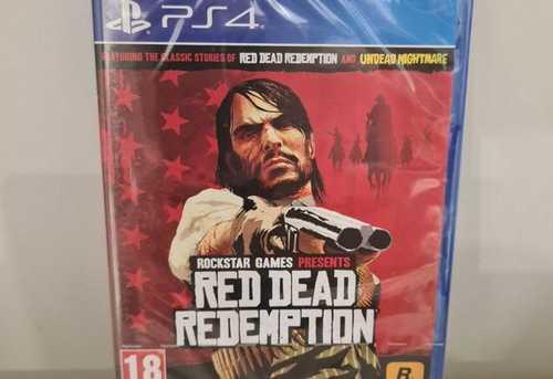 Red dead redemption ps4 (диск новый)