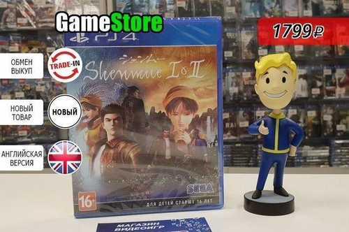 Новый Shenmue I & II Английская версия PS4