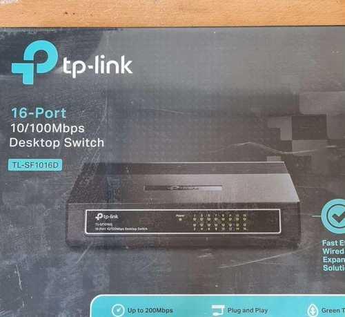 Коммутатор (switch) TP-Link TL-SF1016dновый