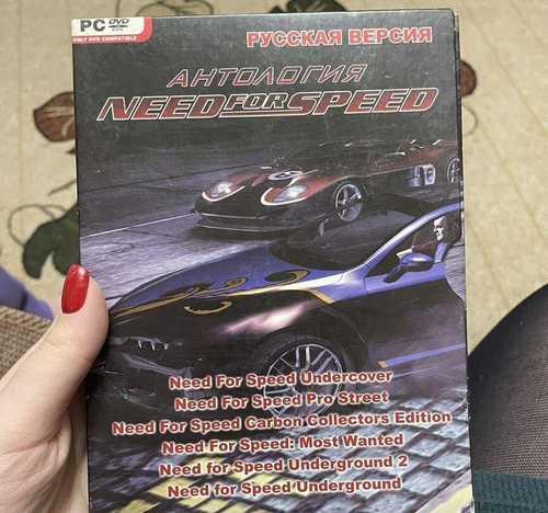 Диск с играми need for speed антология