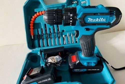 Шуруповерт Makita 38V с битами