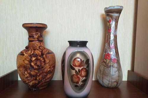 Керамическая ваза для цветов (СССР)