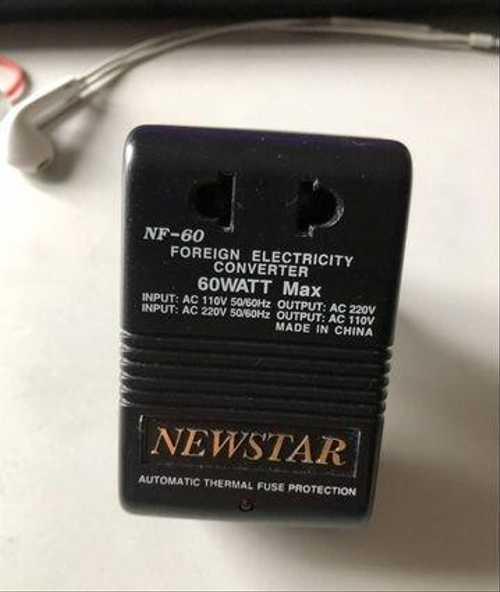 Понижающий траснформатор Newstar nf60 220-110v 60w