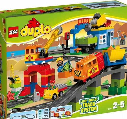 Lego duplo железная дорога 10508 и 10506