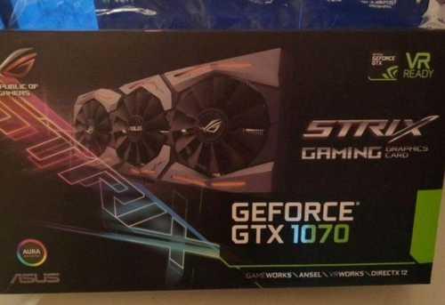 Видеокарта asus GeForce GTX 1070 strix