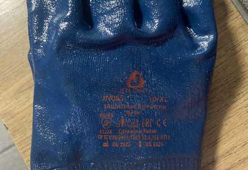 Перчатки для тяжелой работы с нитриловым покрытием