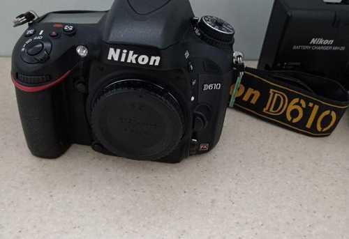 Зеркальный фотоаппарат nikon 610D body
