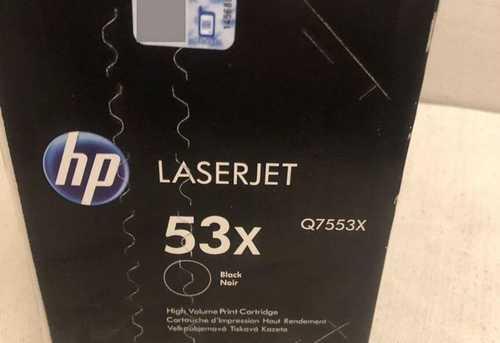 Hp laserjet Q7553x катридж новый