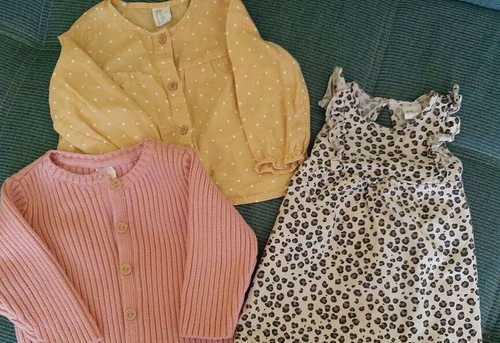 Кардиган и блузка для девочки H&M