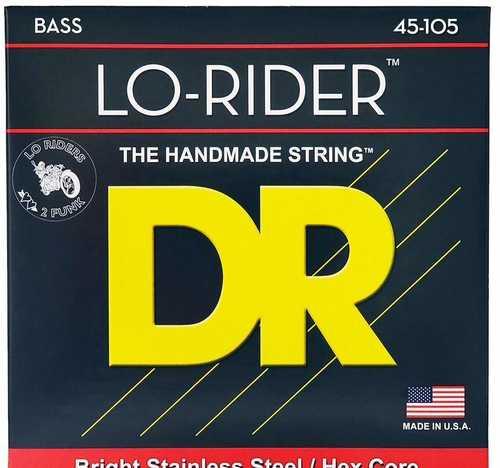 Струны для бас-гитары DR MH-45 Lo-Rider 45-105 Medium